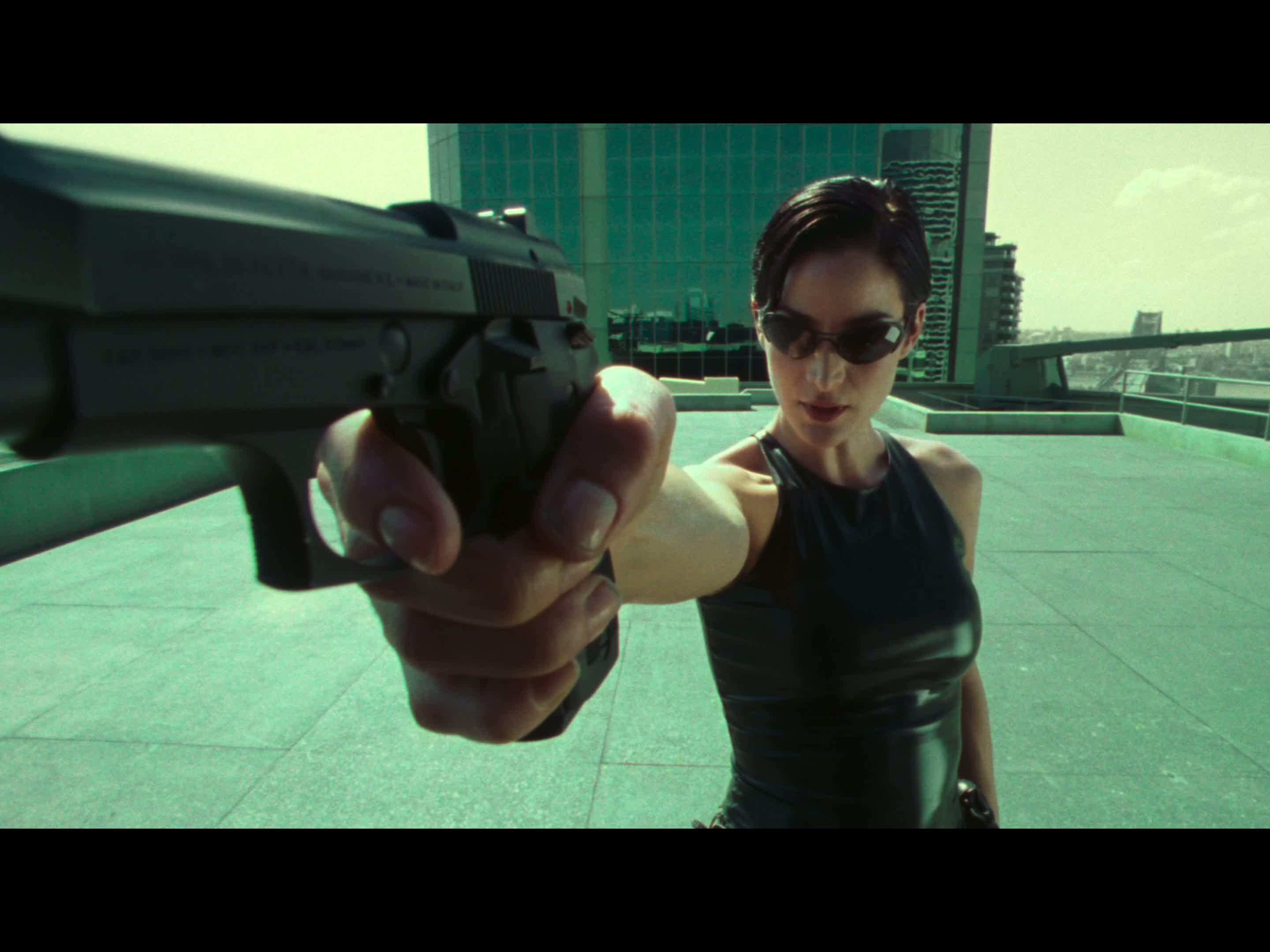 Trinity Matrix Dodge This Neo Dodging Bullets | The Matrix