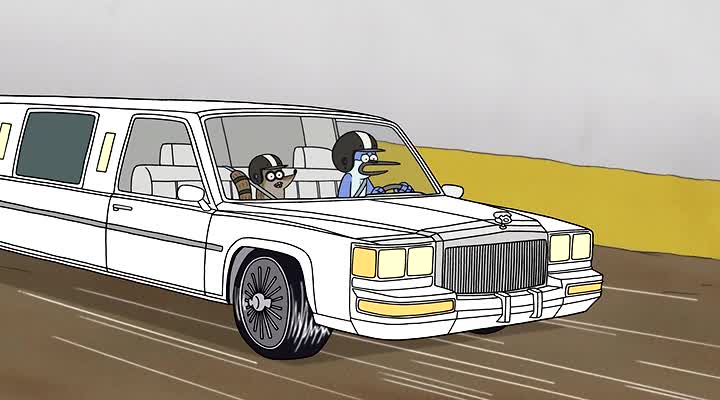 Aauugh! Every time! Watch out, watch out! Aw, man! Uh, Mordecai ...