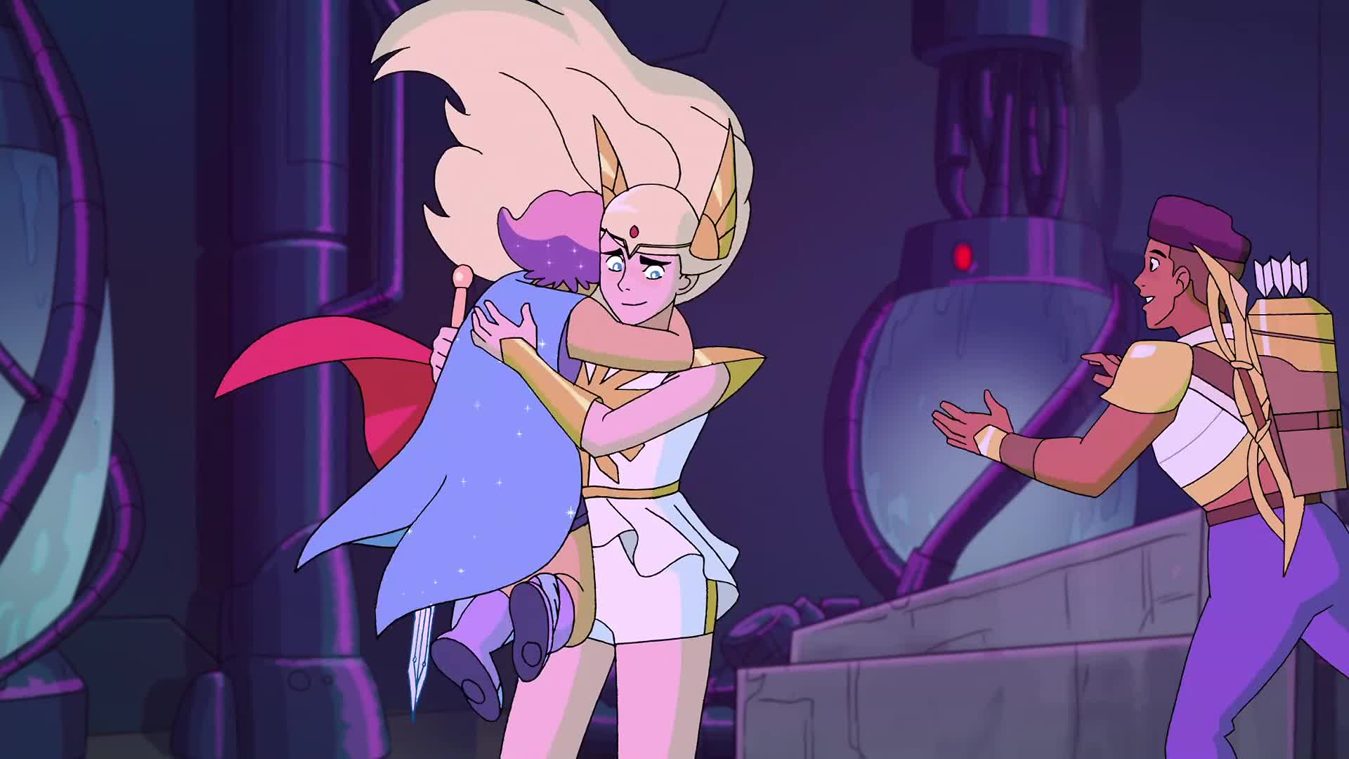 Adora. See? We told you, you could do it. Woo-hoo! Yes, we did it.We ...
