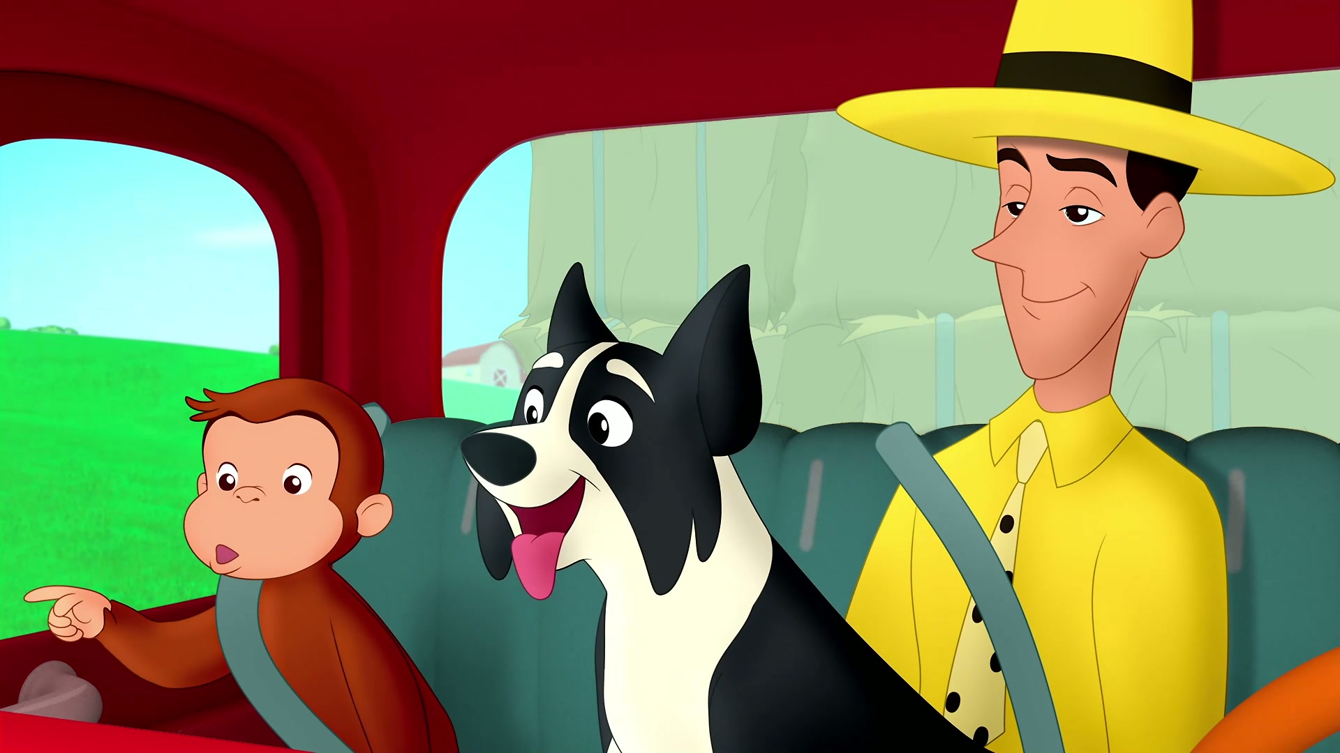 - Ah.(Curious George chattering) (yelling) (tires screeching ...