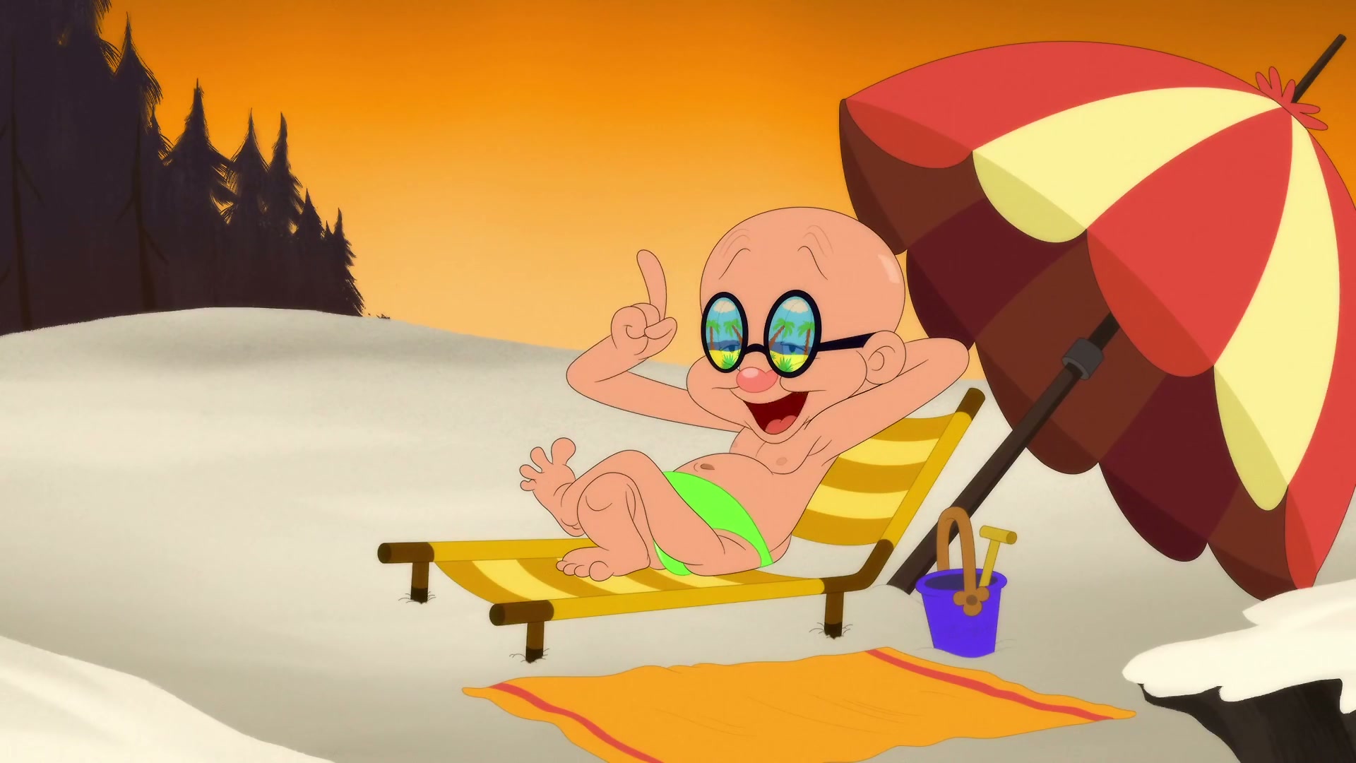 Ah, no more snow fightswith wabbits, I finally won. - Looney Tunes ...