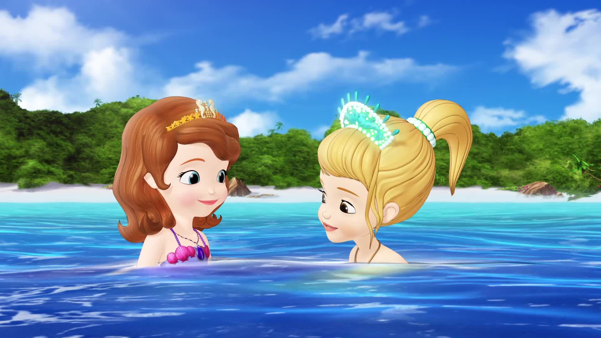 "AH! I CAN'T BELIEVE YOUR AMULET TURNED YOU INTO A MERMAID. NOW I CAN ...