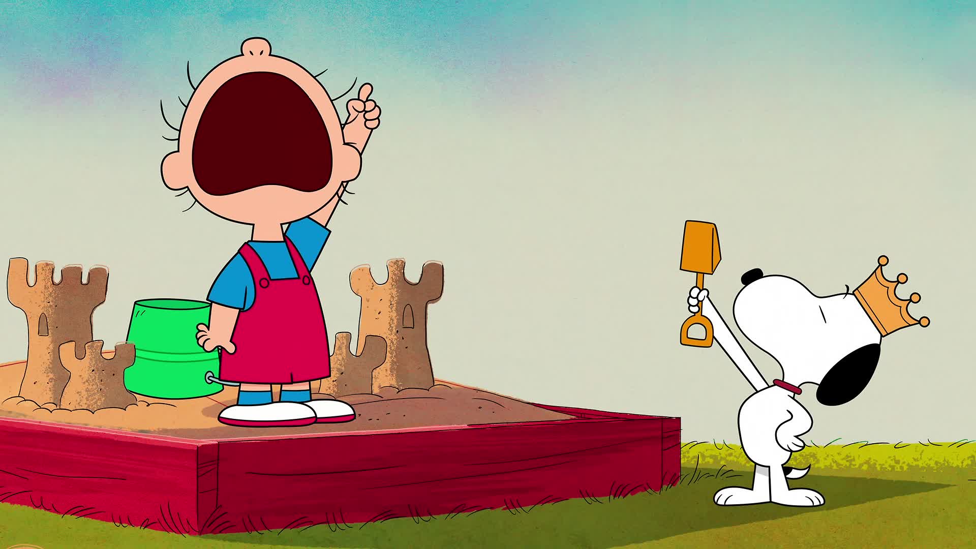 All hail King Snoopy. That is one regal beagle. - The Snoopy Show ...