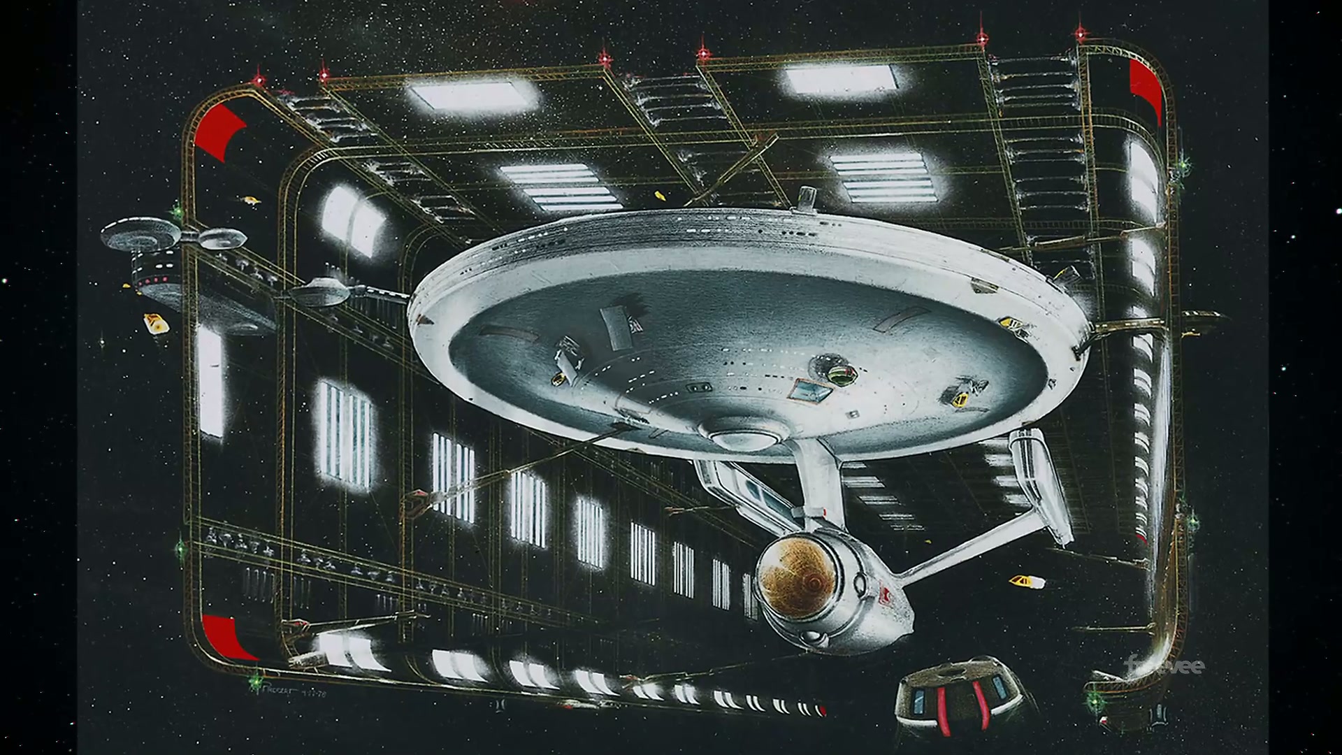 And they do the tour around the Enterprise and if you're a Star Trek ...