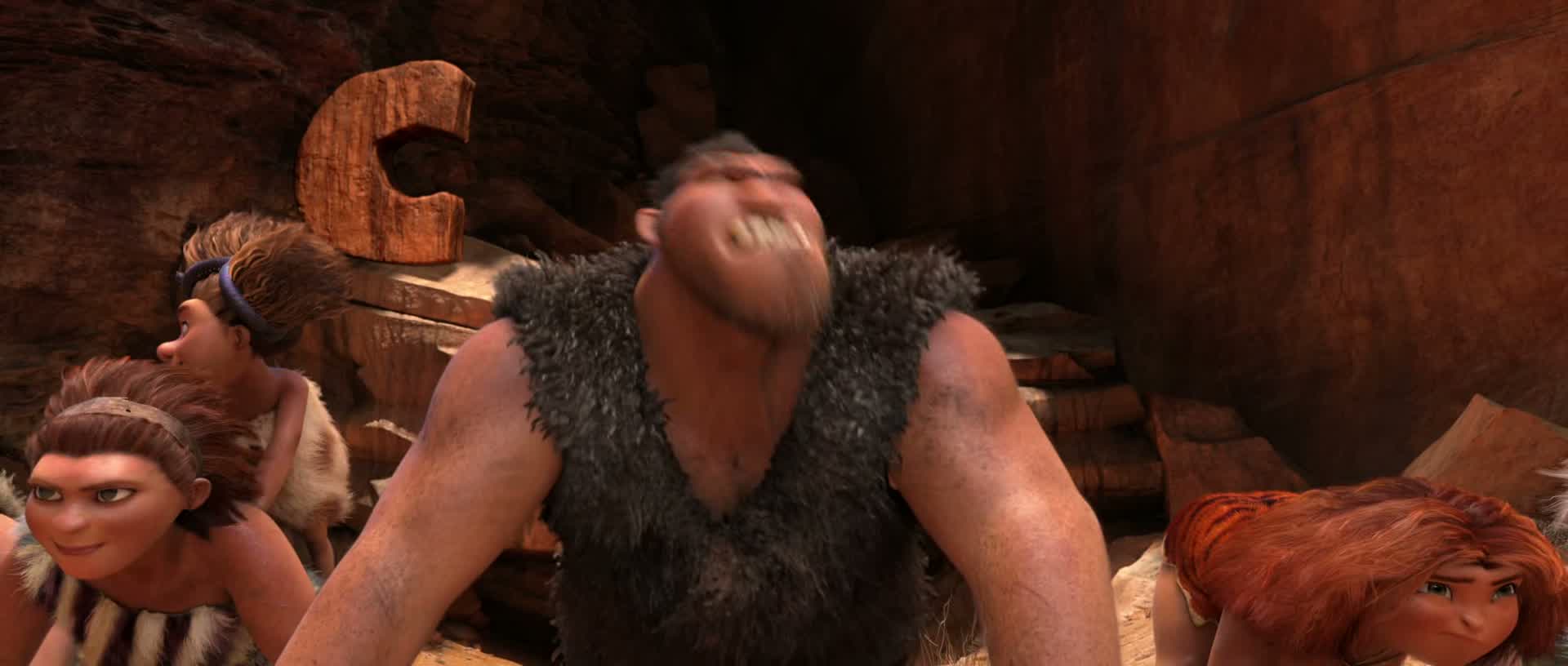Never *not* be afraid! - The Croods | Clip.Cafe