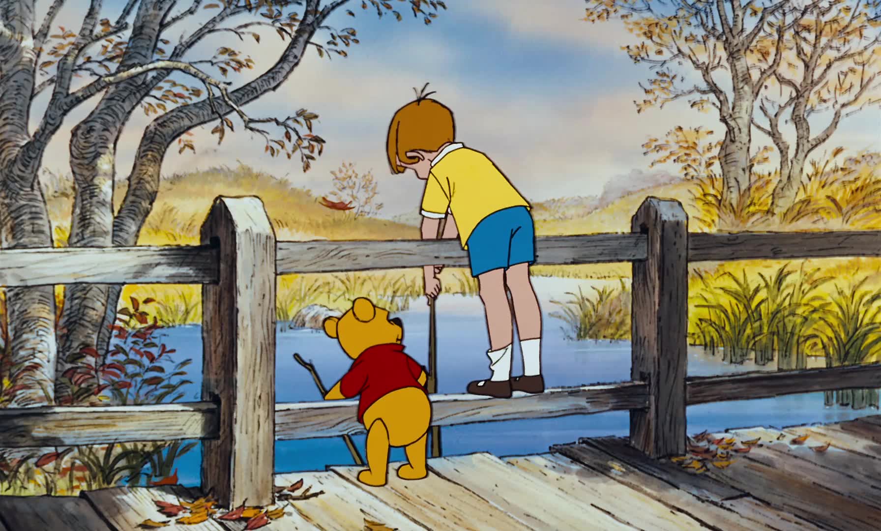 Pooh, promise you won't forget me, ever? Oh, I won't, Christopher, I ...