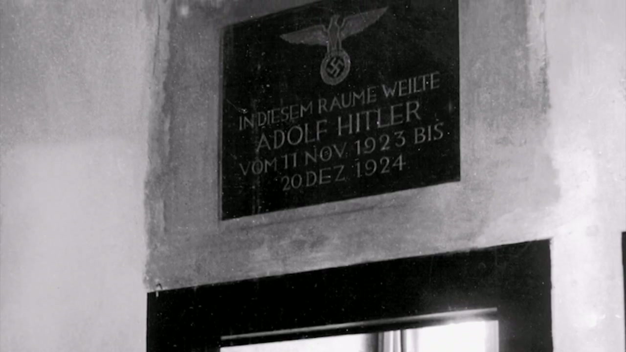"And so when Hitler ends up in prison, it looks as if he's become even ...
