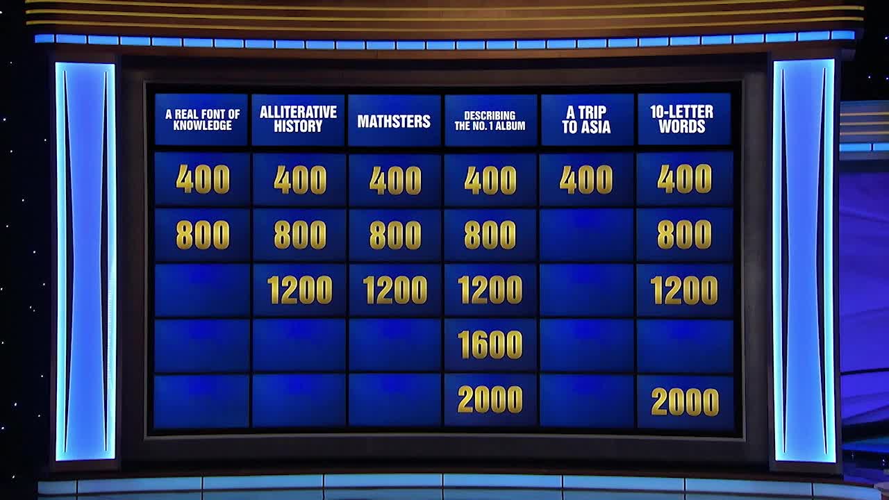 Andrew.- What's Molly Maguires? - Yes.- History, 12. - Jeopardy ...