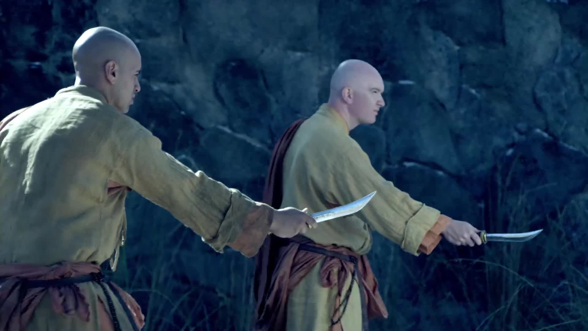 Armed monks who protectedthe evil tyrant all these years. Stay close ...