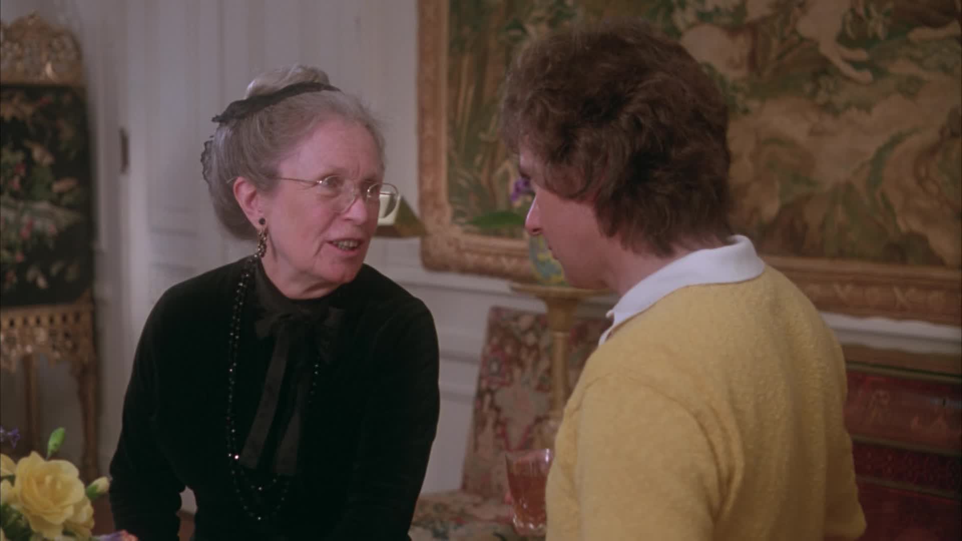 Arthur, is it wonderful to be promiscuous? At your age, Martha, it ...