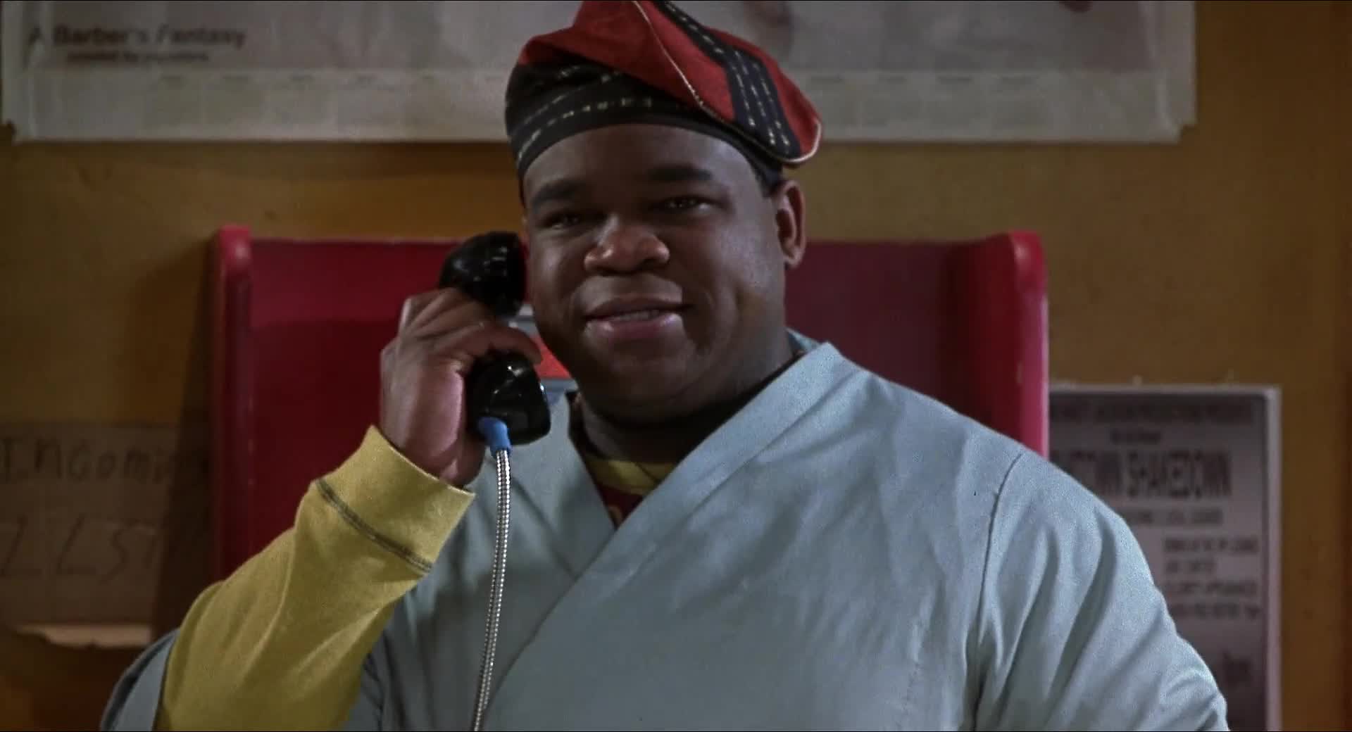 Barbershop. Oh. Terri, it's Kevin. I'm not here. What? I'm *not here ...
