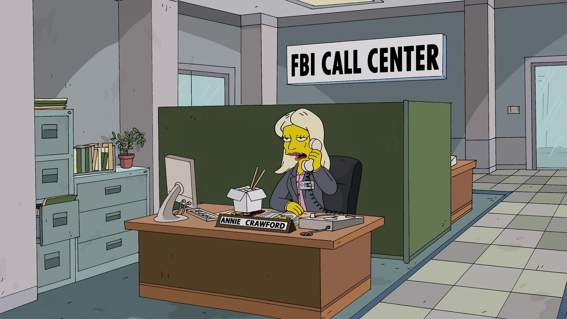 "(beeping) -(phone rings)-FBI. I think someone I loveis a terrorist ...