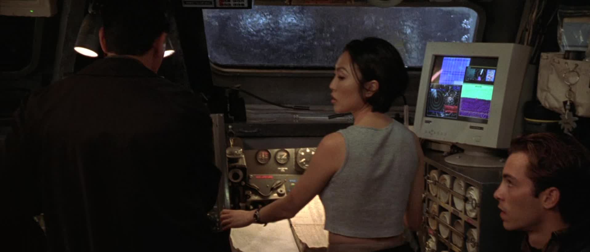 Billy! Yeah chief! Finish the Torpedo launcher and watch the girl. Aye ...