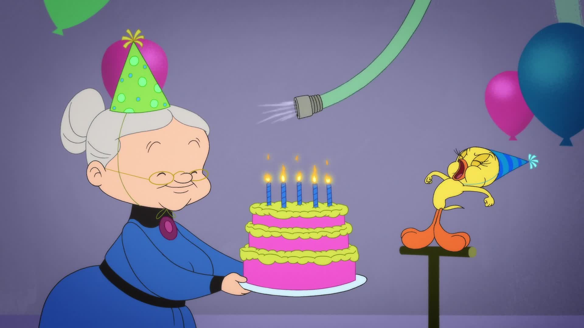 Blow out the candles, Tweety. - Looney Tunes Cartoons | Clip.Cafe