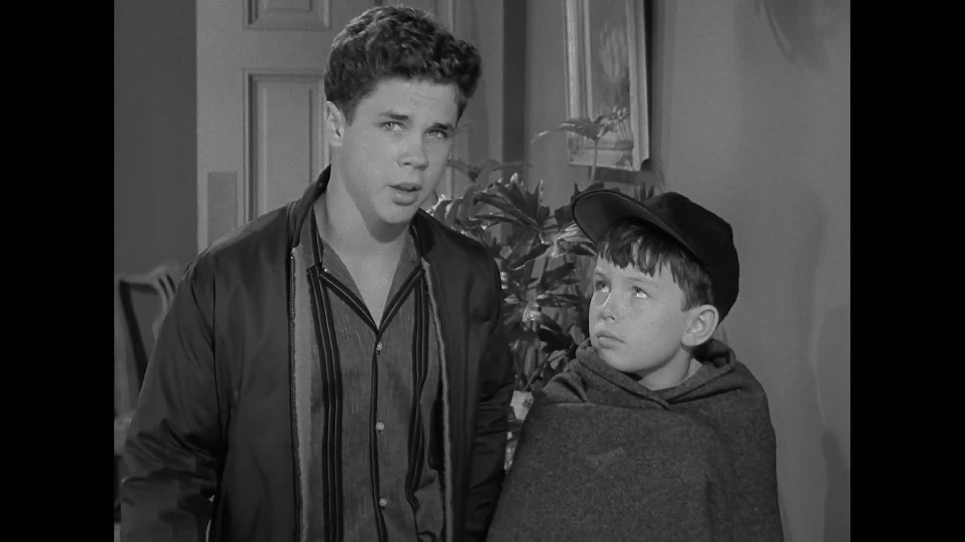 Boy, mom's right in there. We'll never get upstairs. Wait a minute, I'm ...