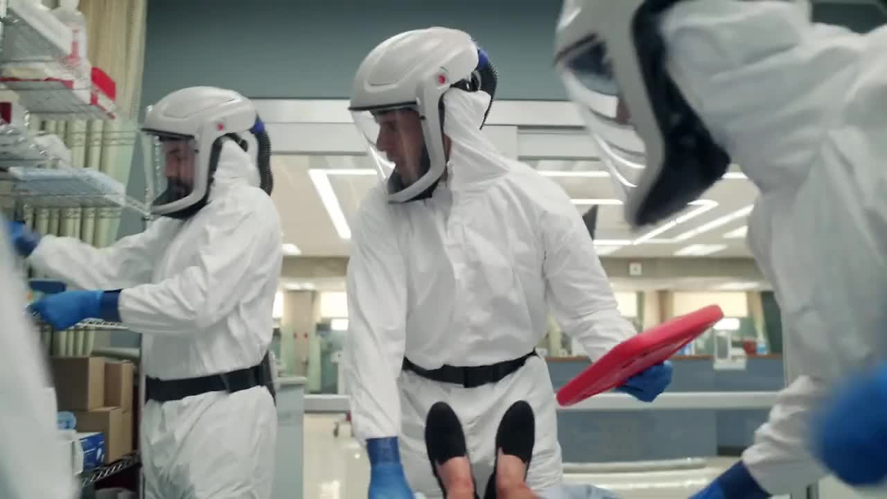 "-Buboes.-We need more access. Septic shock. All right, I'll put in ...