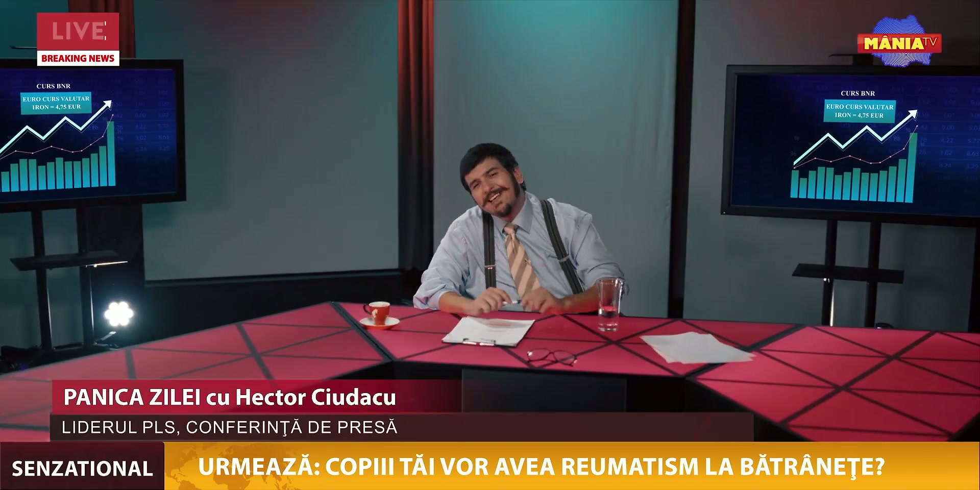 "Călin Yellowish, PLS leader, main promoters of parsley in soup, has an ...