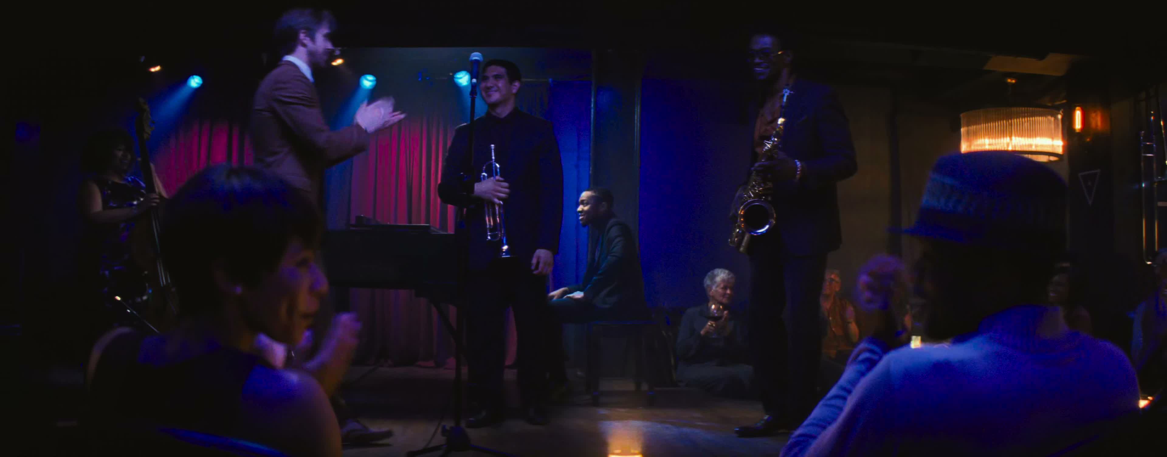 Cal Bennett on sax! Javier Gonzalez on trumpet. The lovely Nedra ...