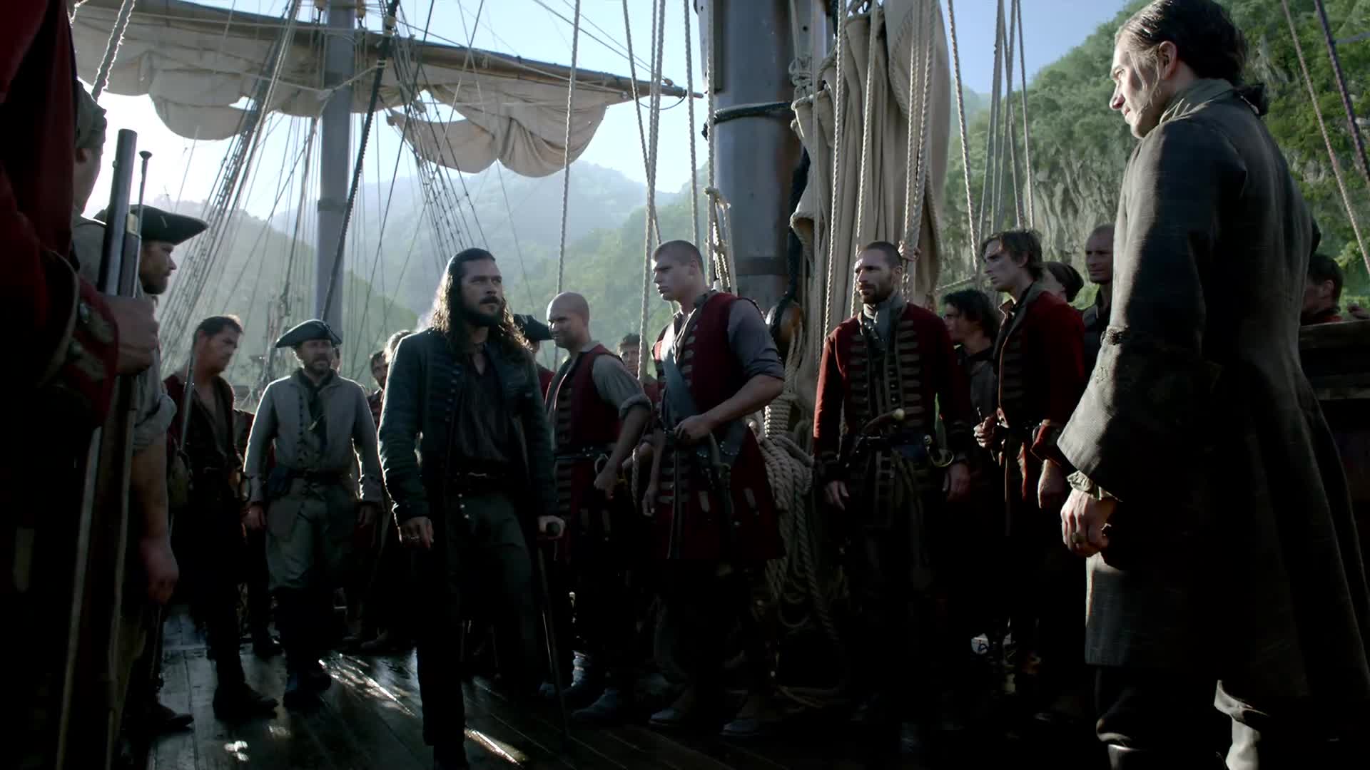 "Captain Flint killed one of my men... and managed to haul the cache to ...