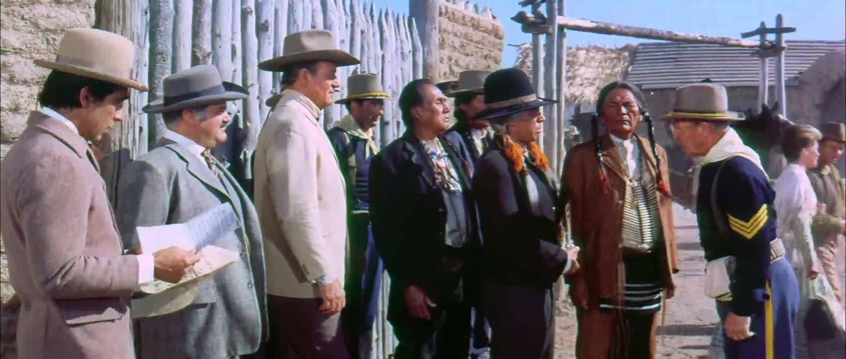 "- Chief Puma.- Yes, Sergeant. Big McLintock, we knowYou gentlemen ...