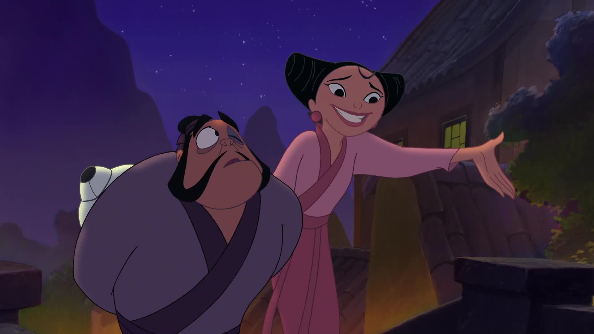 Fa Mulan, it's love! Yao and myself, Chien Po and Su... And myself and ...
