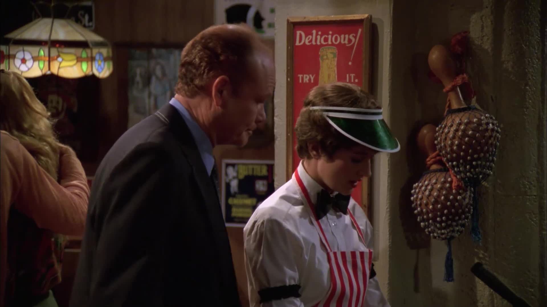 "Forman, party of two. Okey dokey, that'll be about two hours. Here's ...