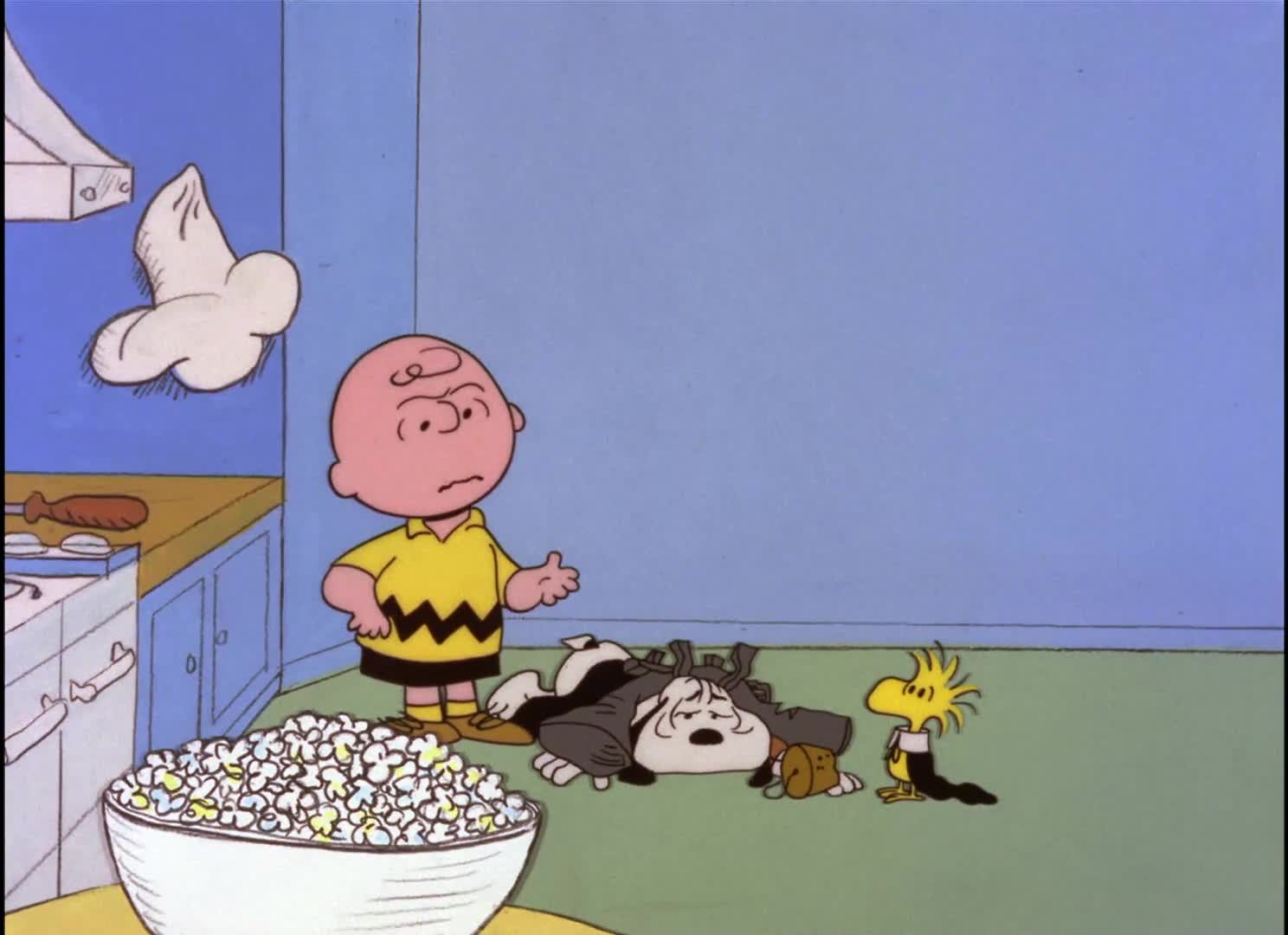 Come on, Snoopy, we don't have any time for this playing around. The ...