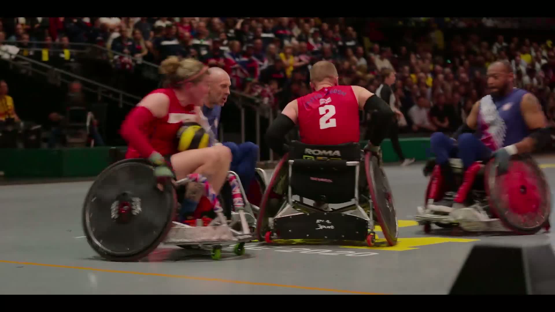 "[commentator 1] Vicki Ross with the ball." - Heart of Invictus quote