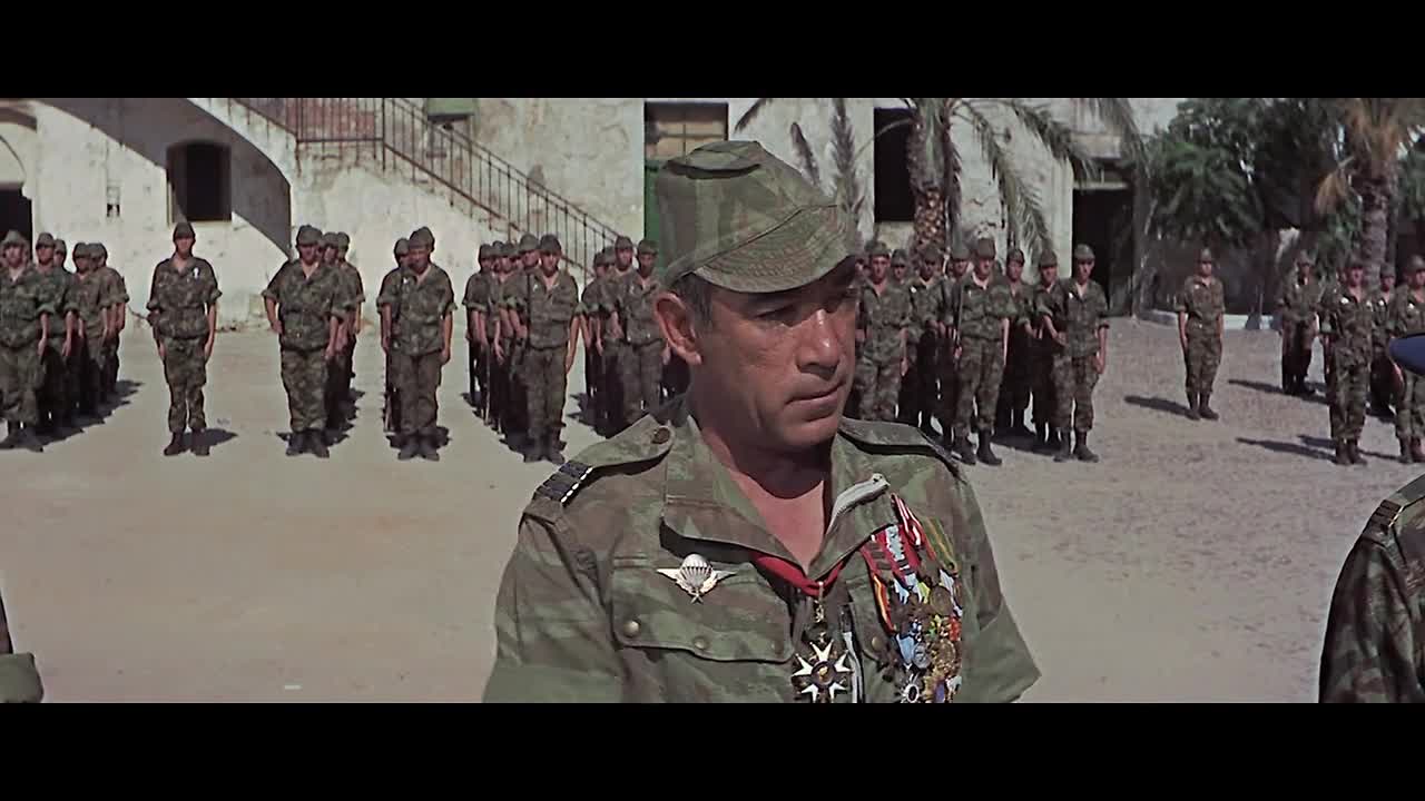 "Congratulations. Captain Boisfeuras... ...I present you with the ...