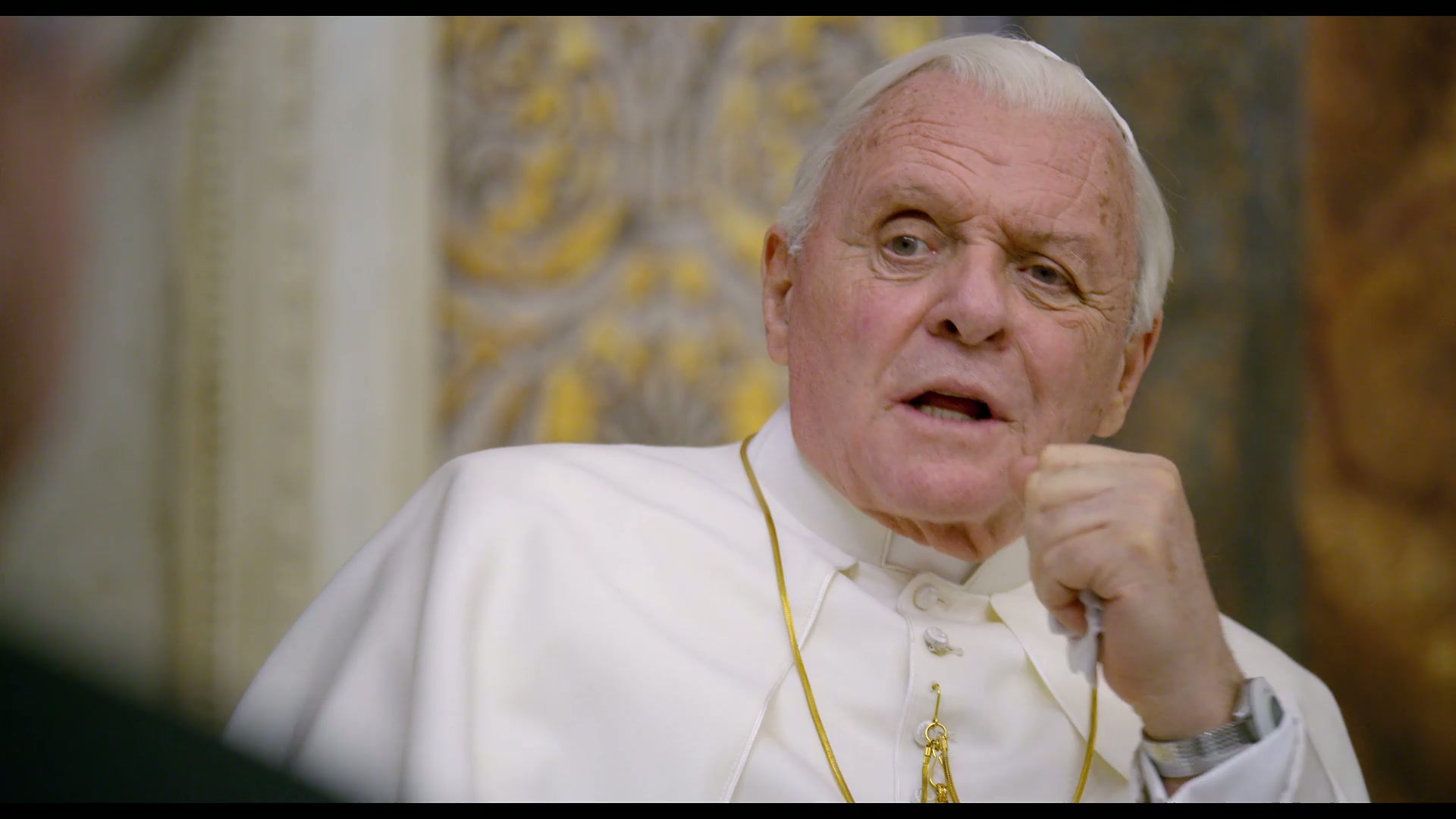 "Corrects one pope by presenting the worldwith another pope." I should ...
