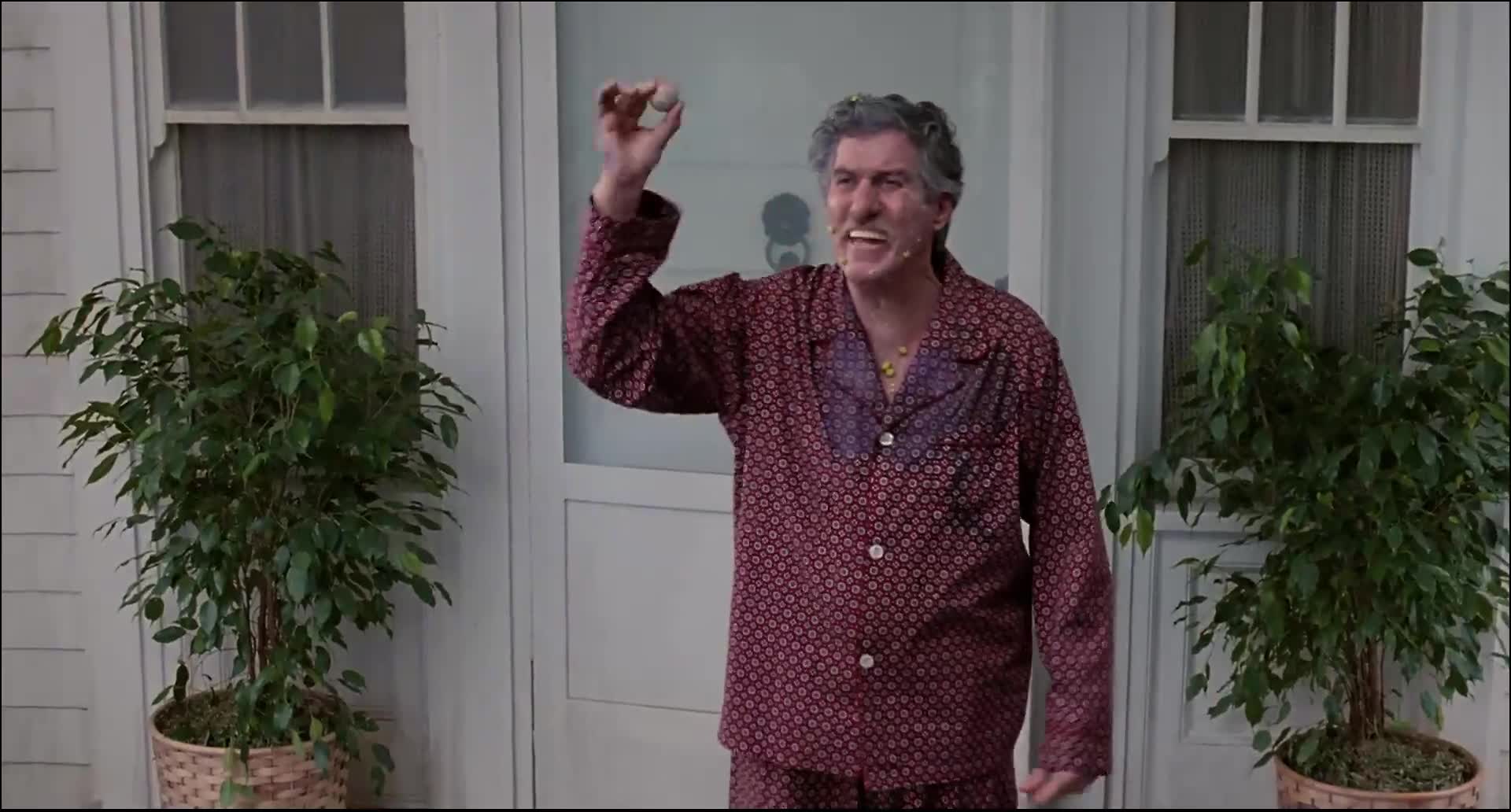 "Damn you, Addams! Sorry about the window, Judge. Keep the ball, I have ...