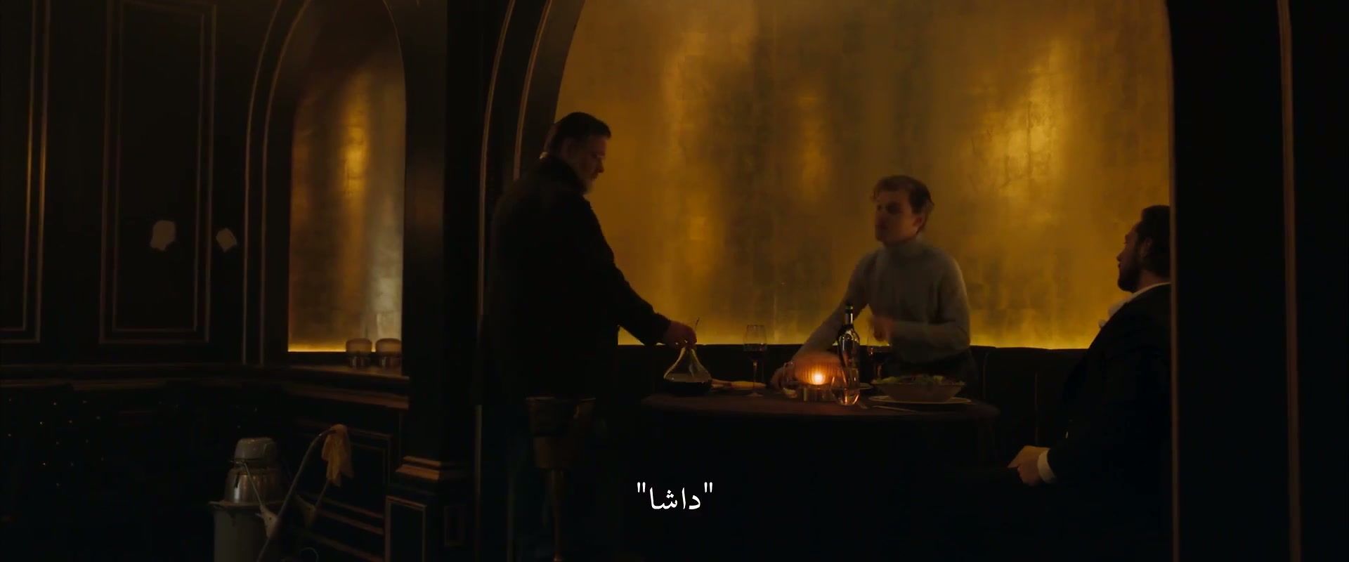 "Dasha. I come just to drink a singletoast in honor of Dmitri - on his ...