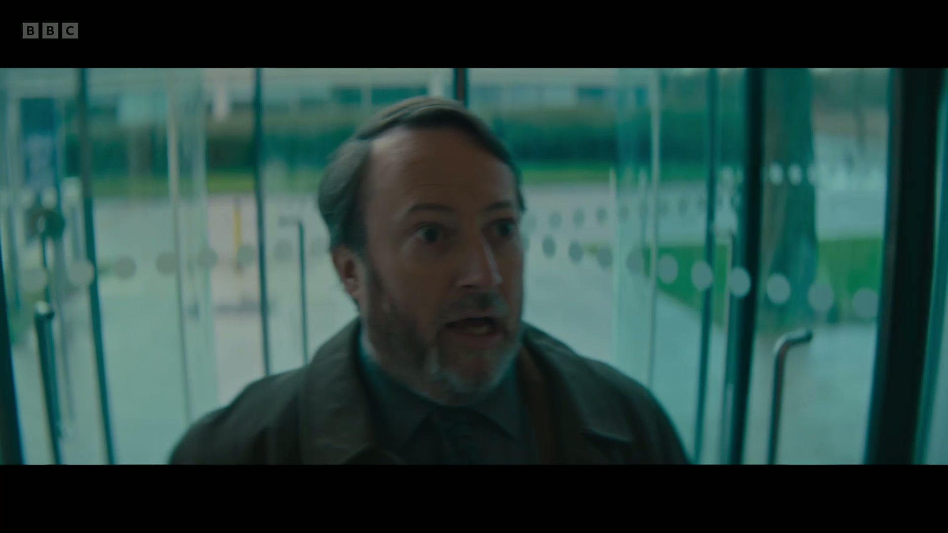 DCI Taylor. Argh! Good morning. Oh, hello... ..sir. Team reviews this ...