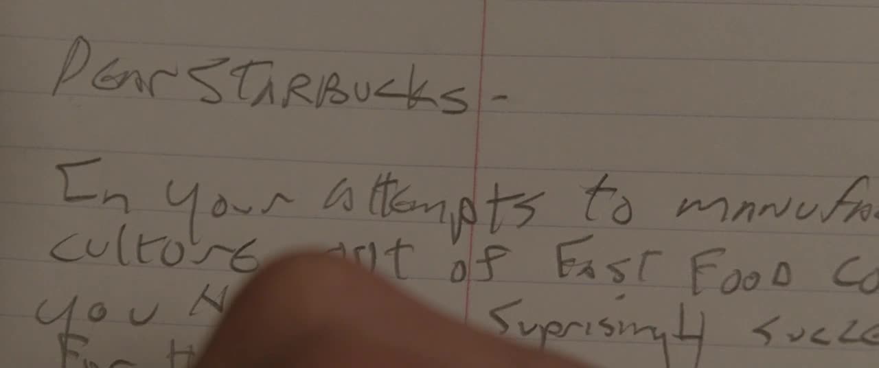 "Dear Starbucks, in your attempt to manufacture culture out of fast ...
