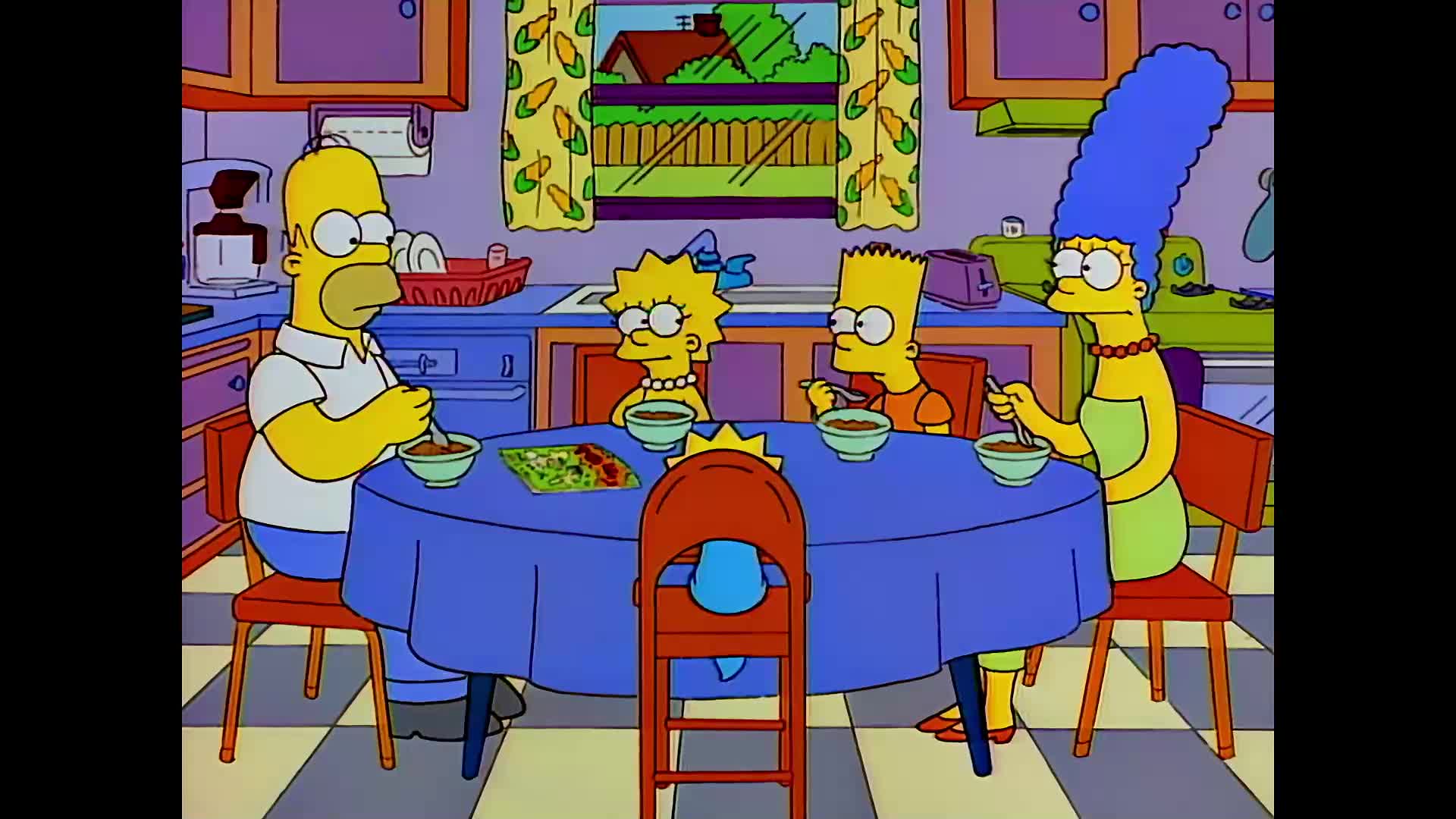 "Don't have a cow, man." - The Simpsons quote