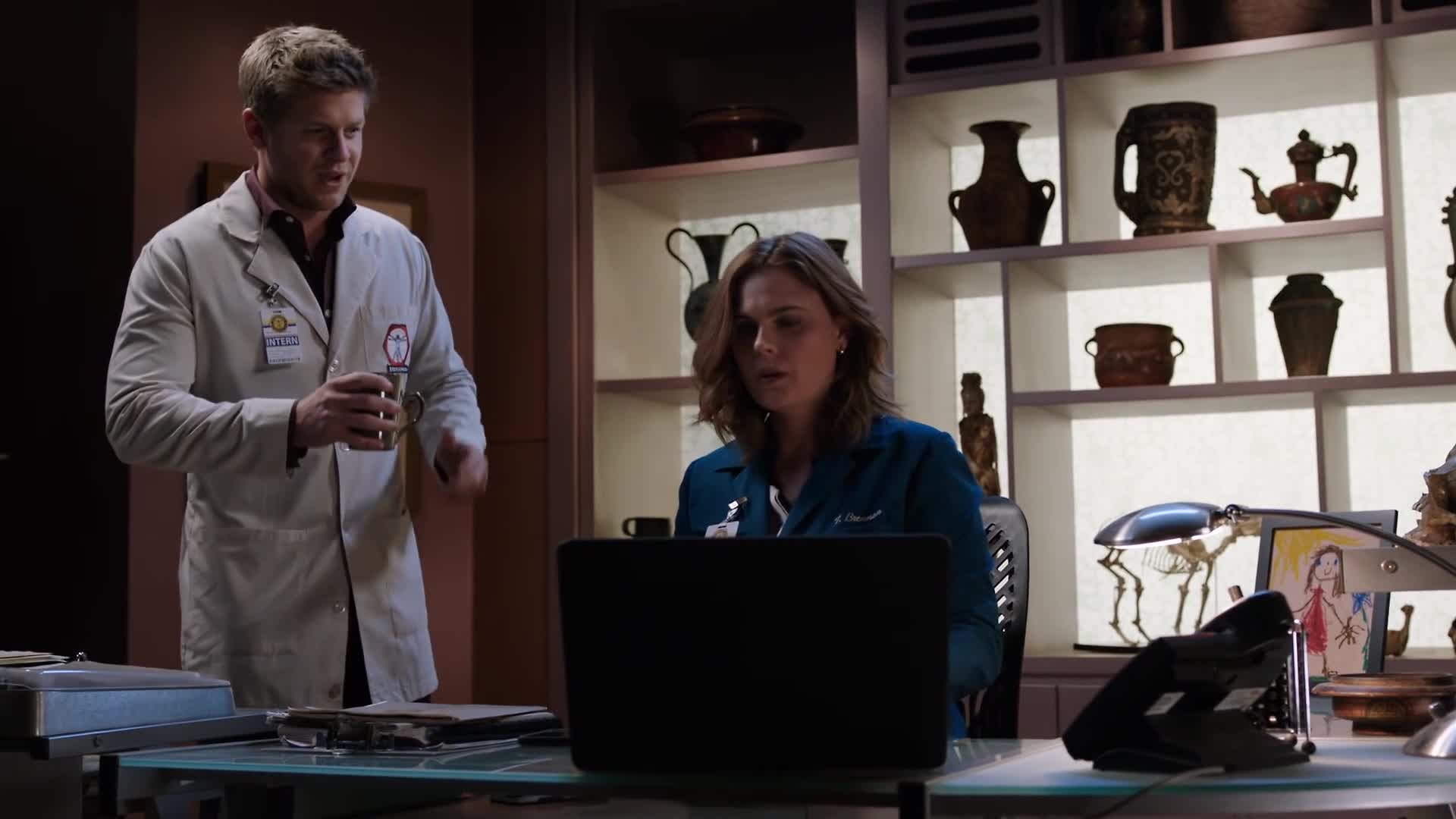 Dr. Brennan. I'm sorry, I didn'tmean to startle you. You look like you ...