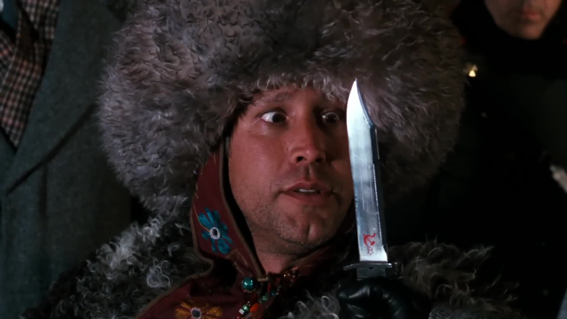 Every minute you don't tell us why you are here, I cut off a finger ...