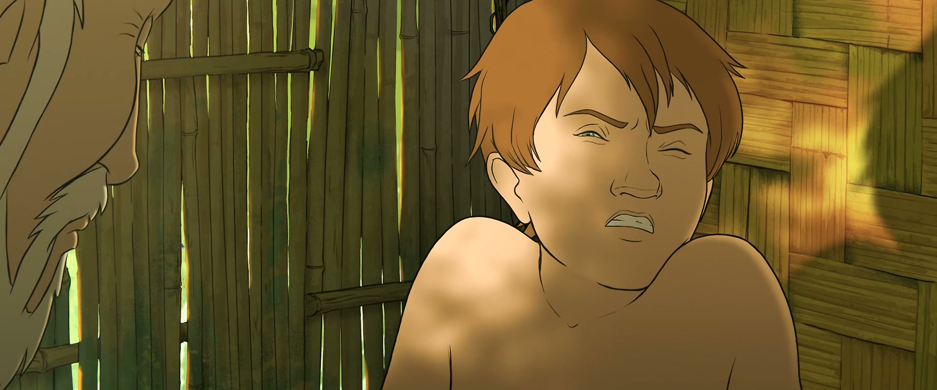 (EXCLAIMS IN PAIN) - (WHINES)- (GROANS) (PANTING) - Kensuke's Kingdom ...