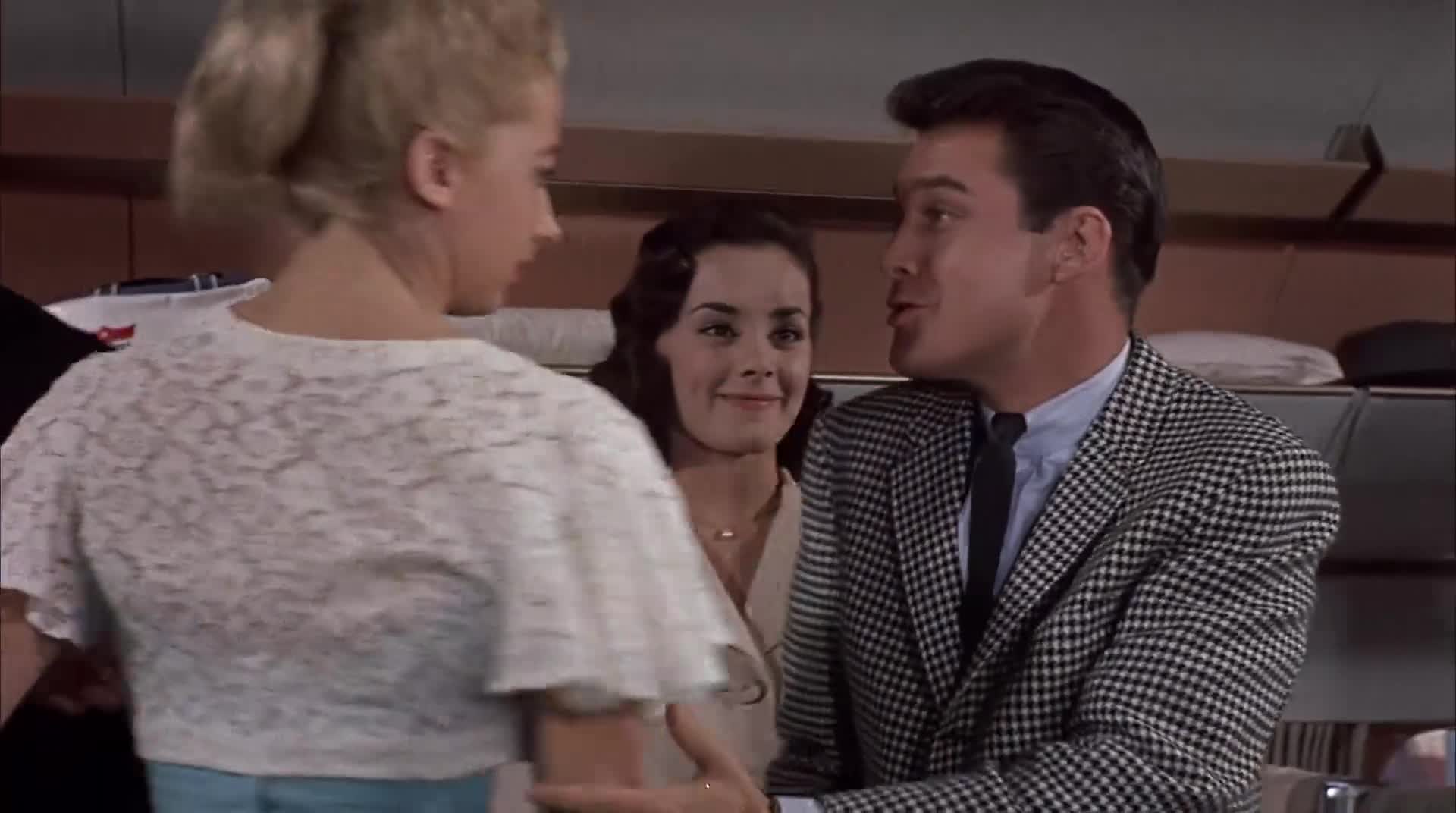 Excuse me. Cute, isn't he? Who? Eddie Horner,the dancer. Don't ...