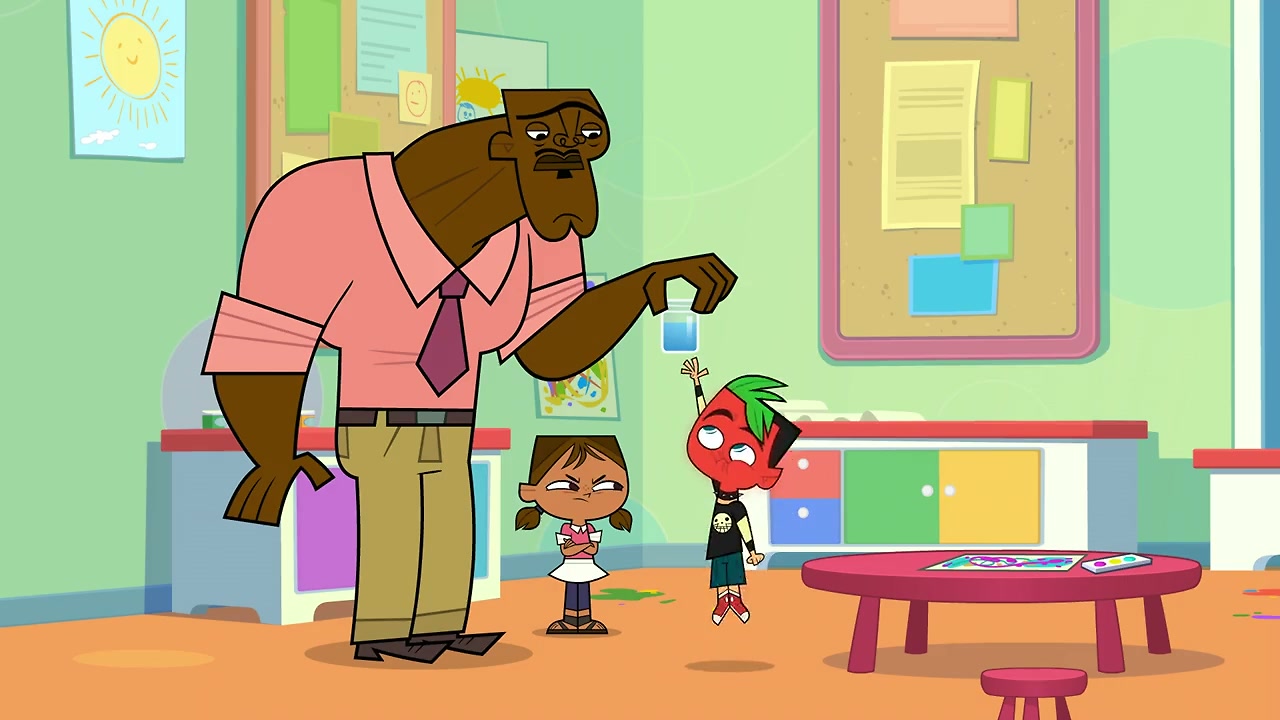 "(Frantic mumbles) - Uh-huh. I think you oweCourtney an apology ...