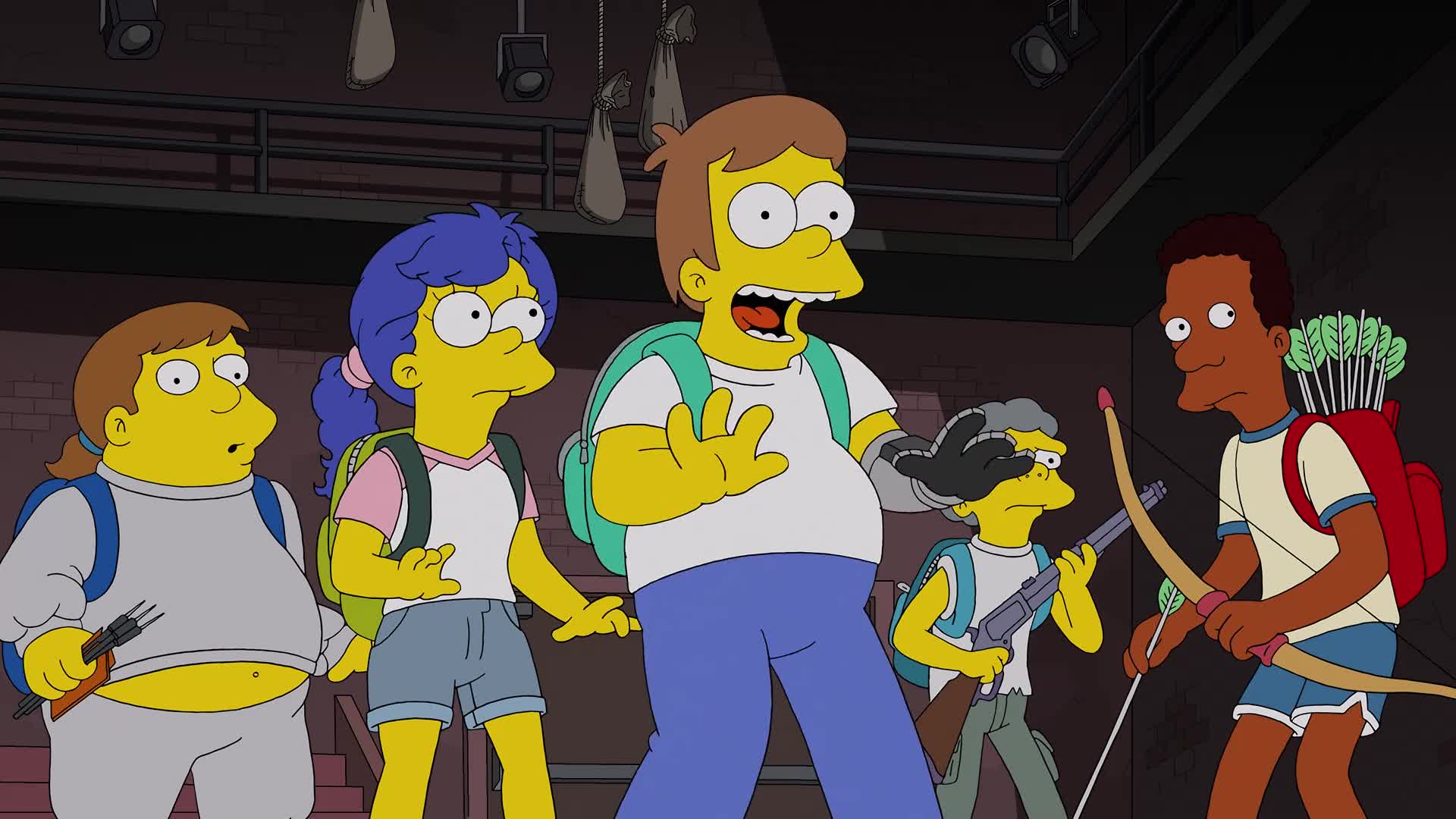 Free candy? Let's eat itbefore the clown shows up! - Aah!- Aah! Hey ...
