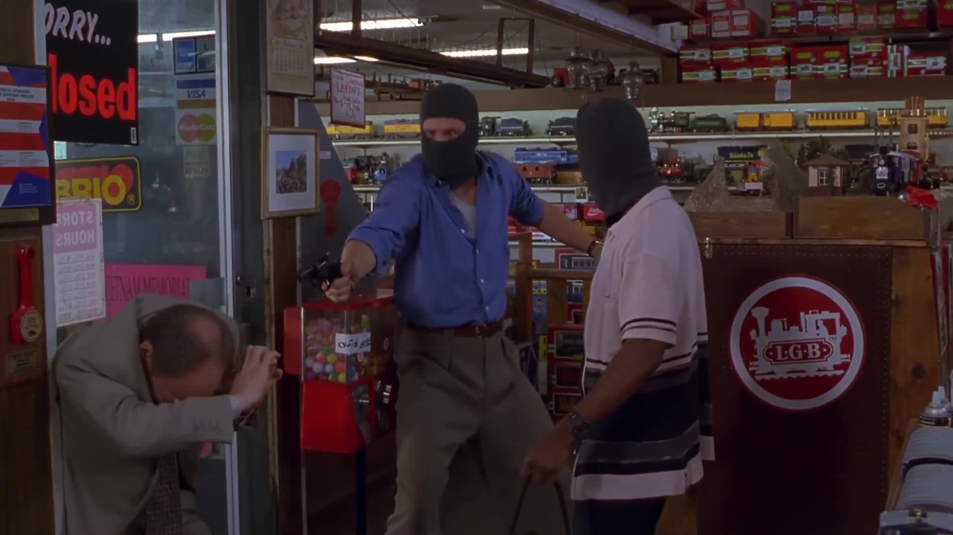 "Freeze suckerbitch! That was much better. Thank you, Henry, see ya ...