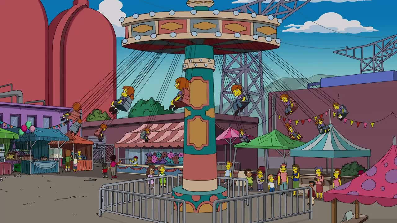 (gasping, screaming) (screaming) - The Simpsons | Clip.Cafe