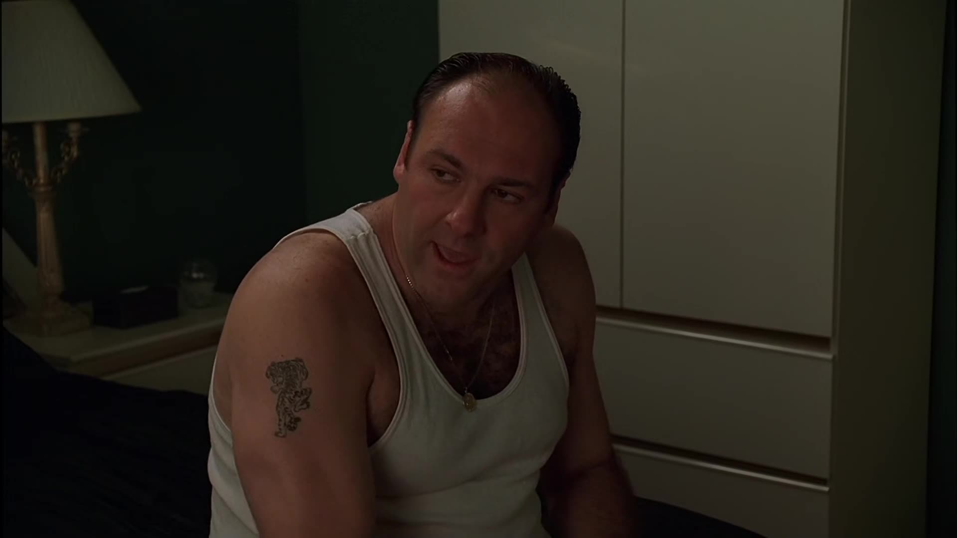 "Over here." - The Sopranos quote