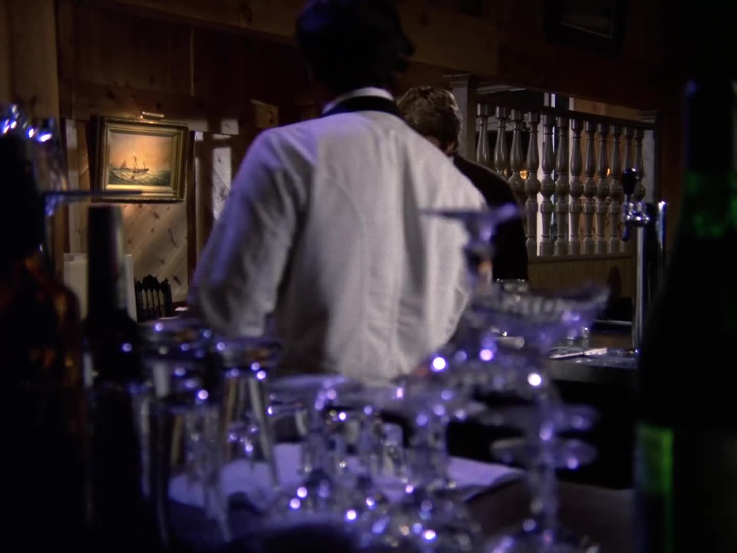 "Good evening, Mr. Cordel. - Scotch.- Yes, sir. Double. I'll have a ...