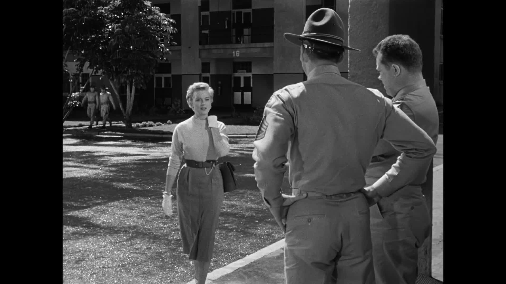 "-Good morning, Sergeant.-'Morning, ma'am. I'm looking for my husband ...