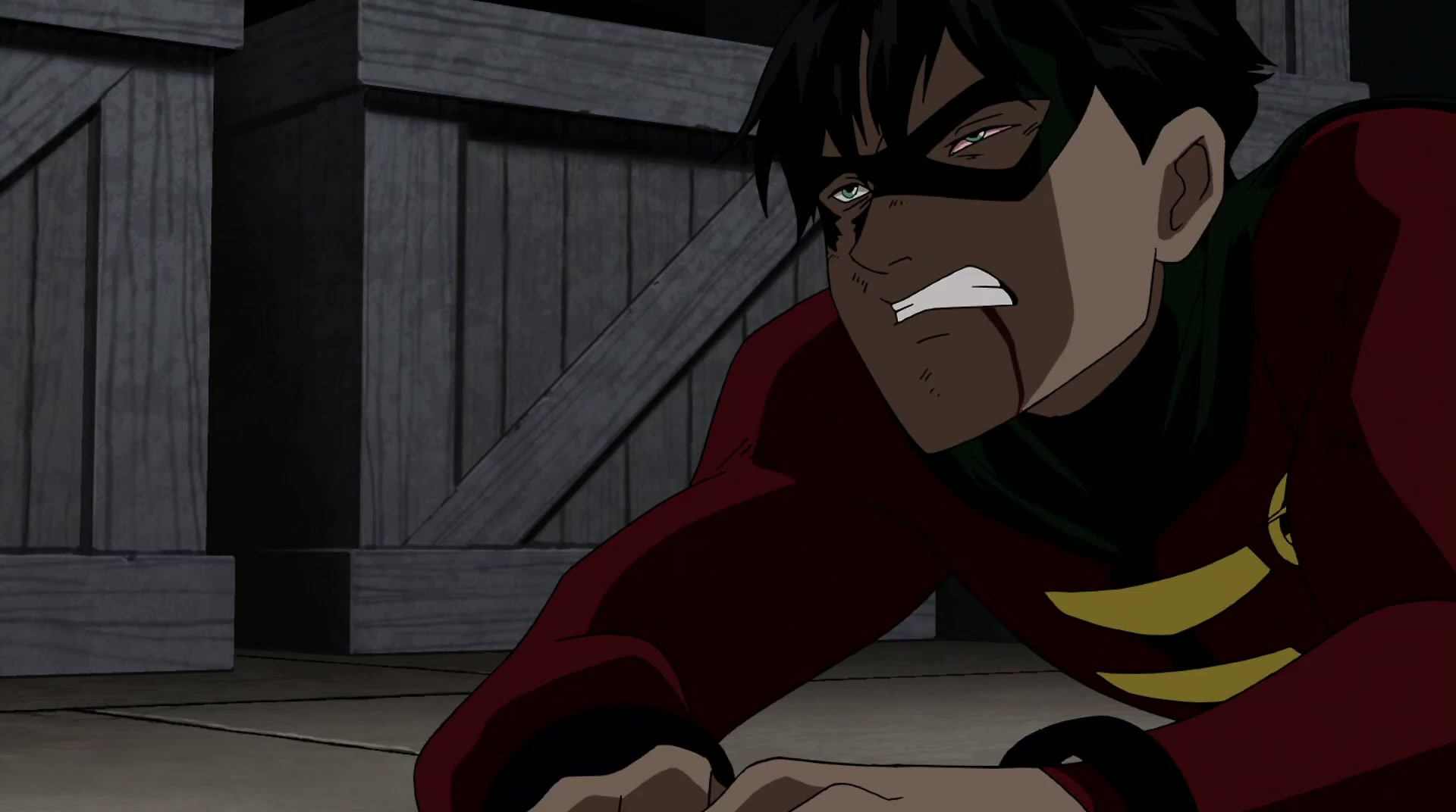 "[grunting]" - Batman: Death in the Family quote
