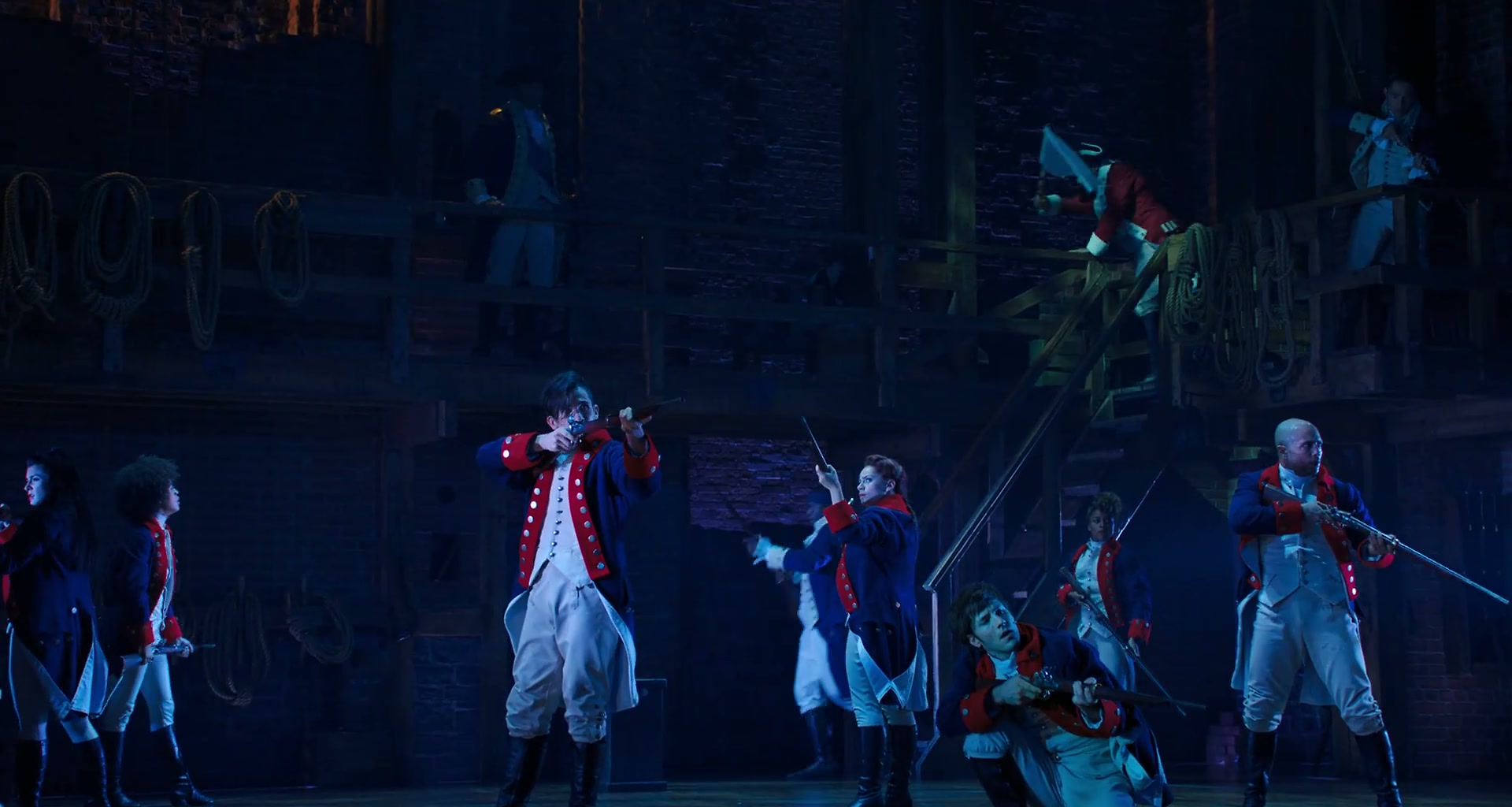 After a week of fighting ♪ ♪ A young man in a red coatStands on a ...