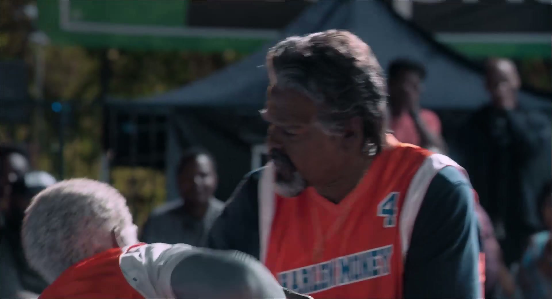 "Harlem Money is running awaywith this one. Another basket and they ...