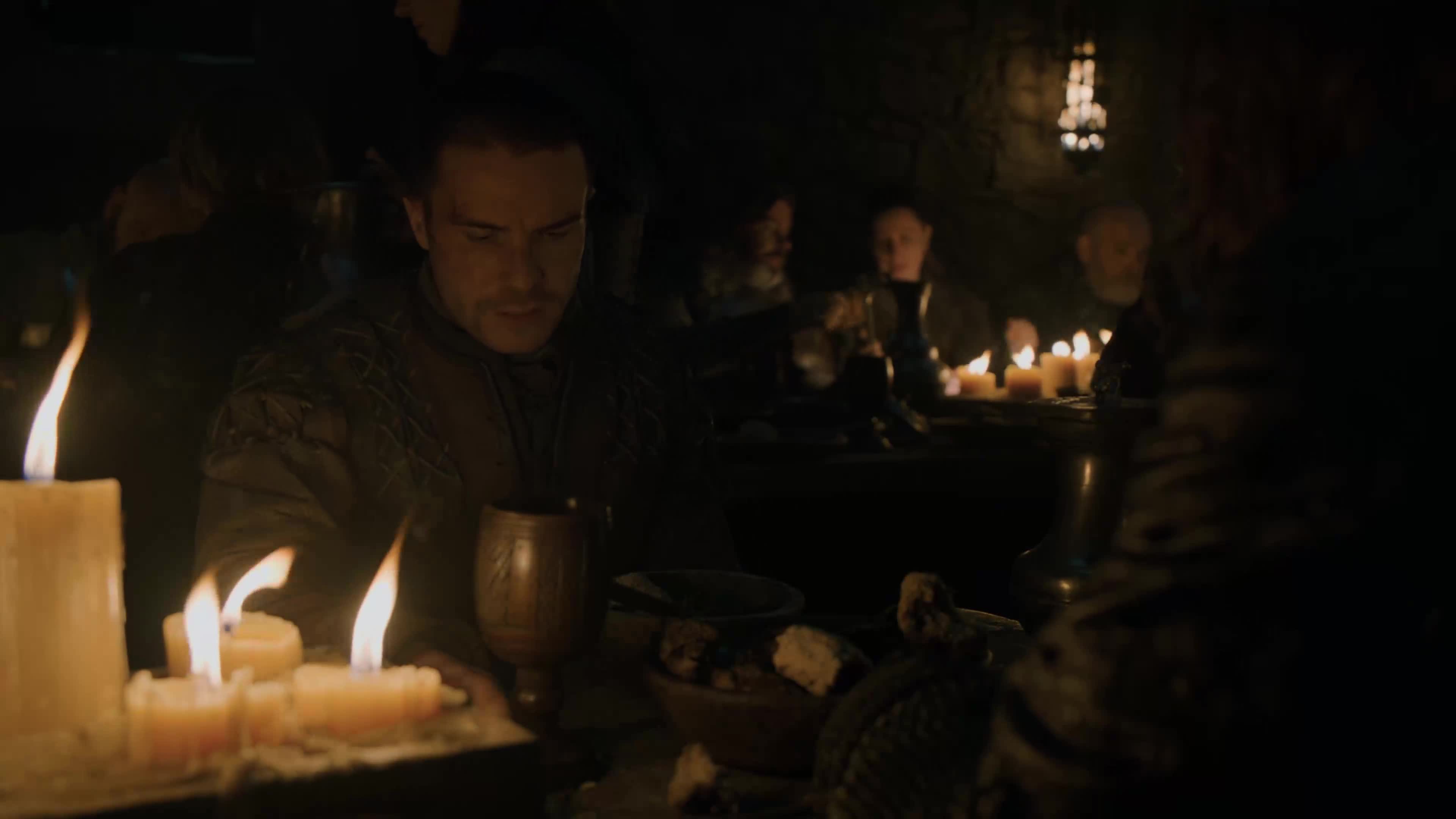 Have you seen Arya? You can still smellthe burning bodies, and that's ...